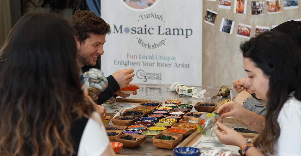 Antalya: Traditional Mosaic Lamp & Candle Holder Workshop | GetYourGuide