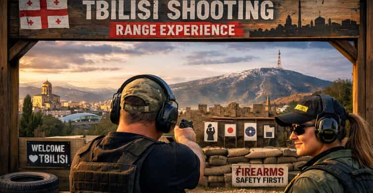 Tbilisi: Shooting Range Experience, Gun & 20 bullets | GetYourGuide