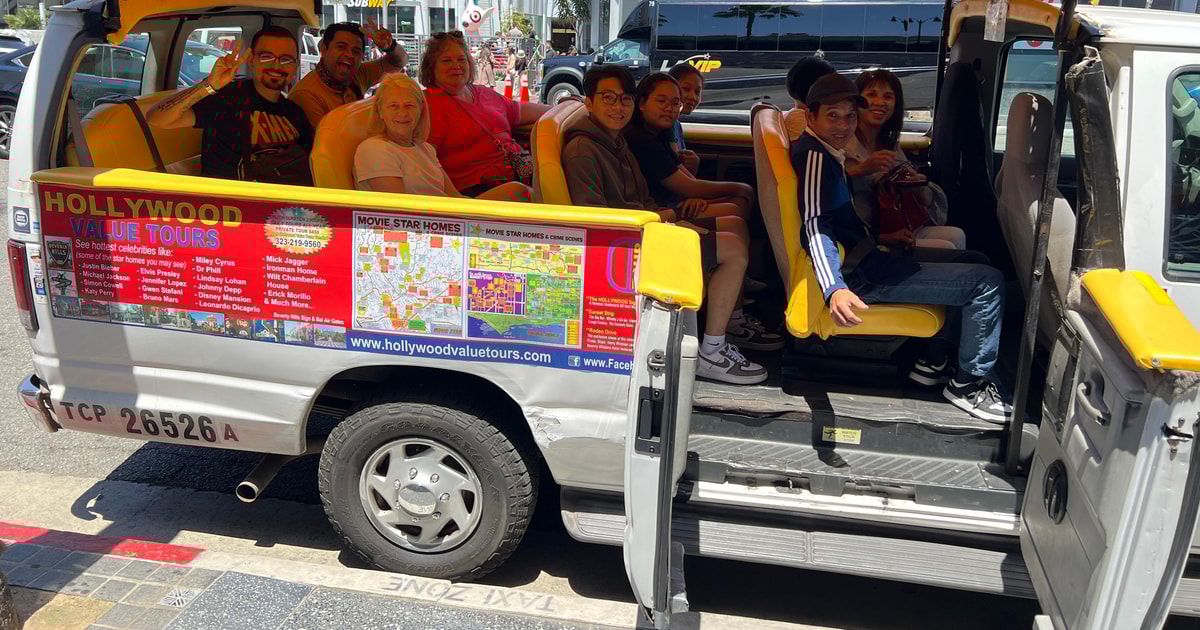 LA GRAND CITY TOUR & STARS HOMES WITH OPEN AIR MINI VAN | GetYourGuide