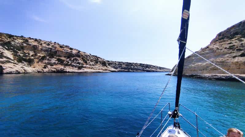 South Crete: Sailing full day trip with lunch | GetYourGuide