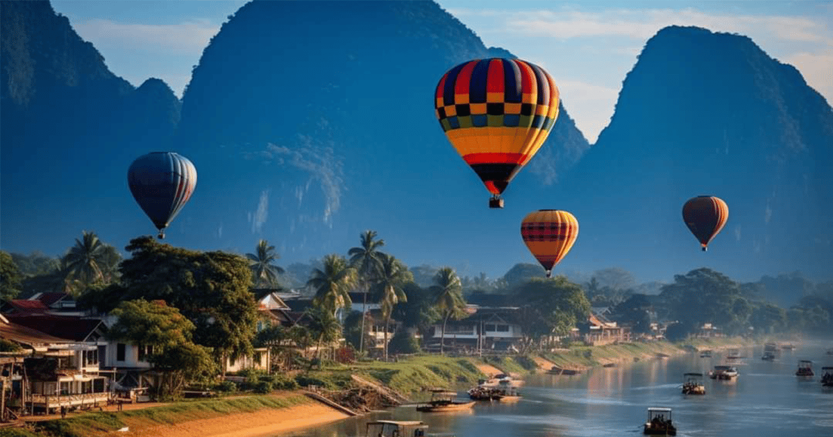 Vang Vieng: Luchtballonvaart en karten | GetYourGuide