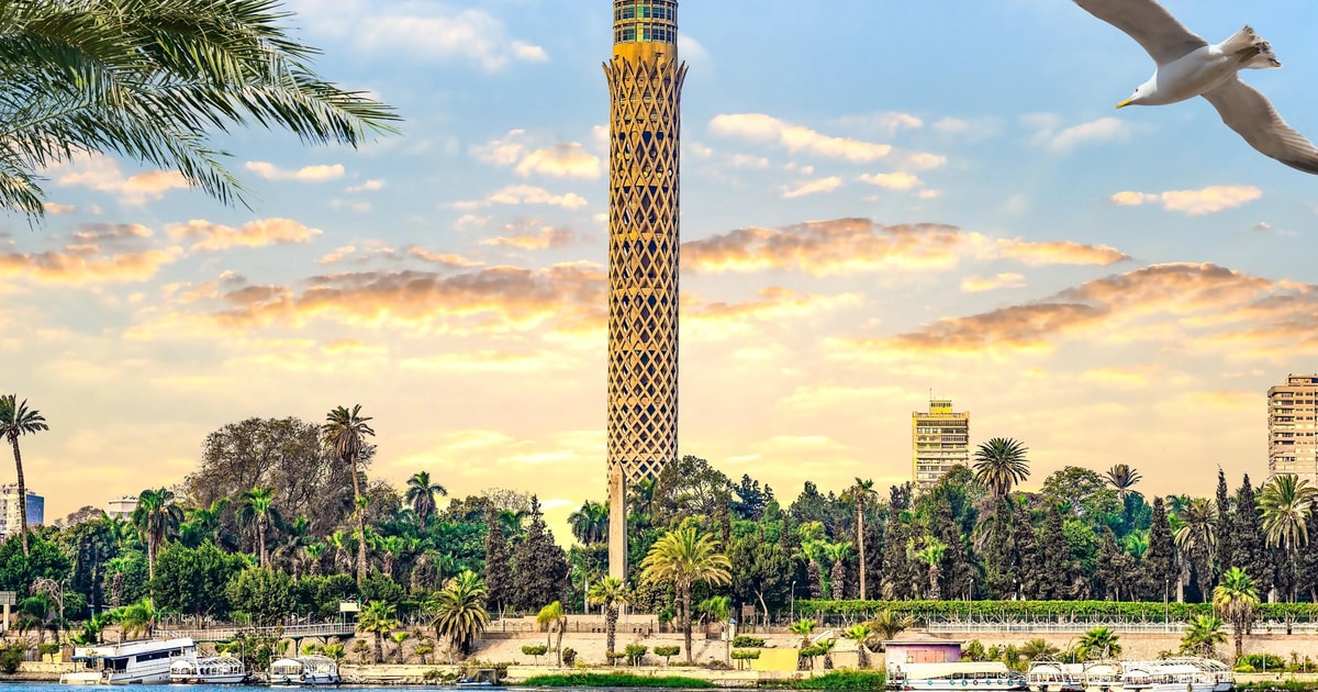 Caïro: Zonsondergang rondleiding door de toren van Caïro met ...