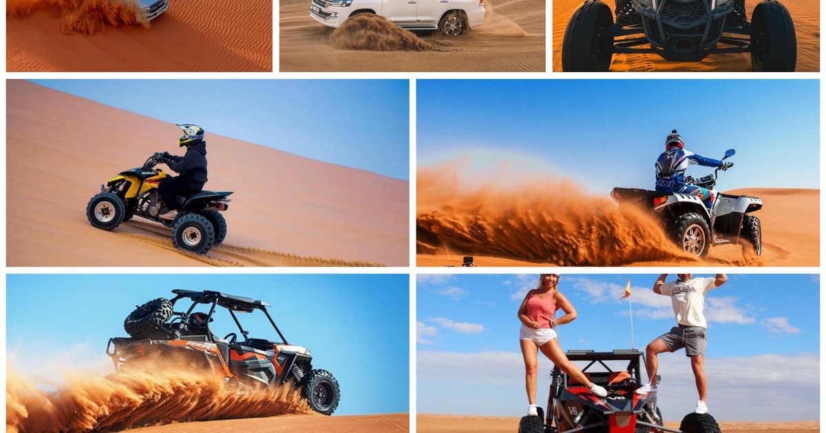Doha: Wüstensafari, Sandboarding, Quads, Kamelritt & Binnenmeer ...