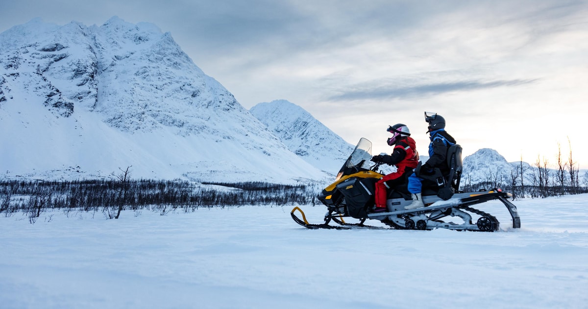 Tromsø: Lyngen Alps Snowmobile Tour with Soup & Drinks | GetYourGuide