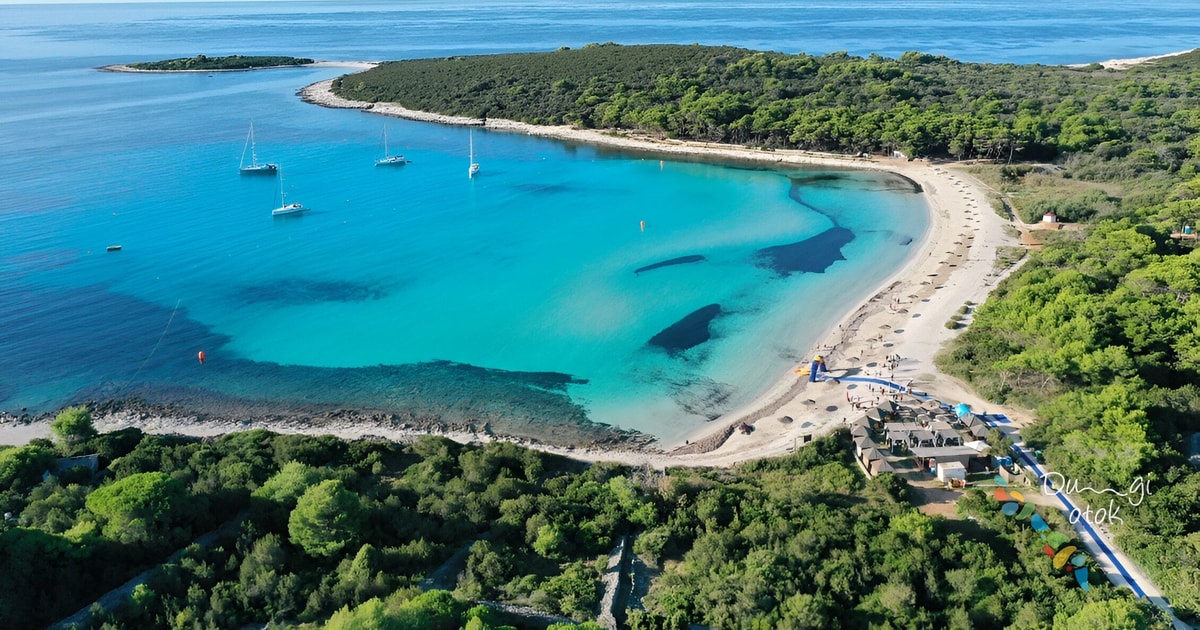 Desde Zadar: Tour privado en barco rápido por la playa de Sakarun ...