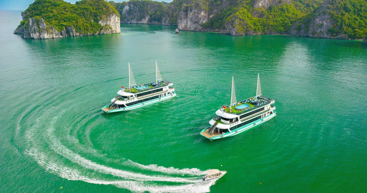 From Ninh Binh: Ha Long Bay Luxury Day Cruise Drop Ha Noi | GetYourGuide