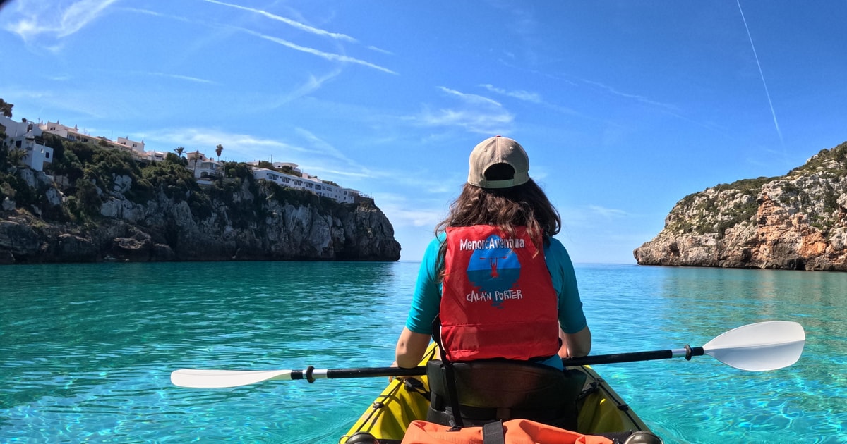 Cala en Porter: Excursión en kayak por las cuevas de Menorca y fotos ...