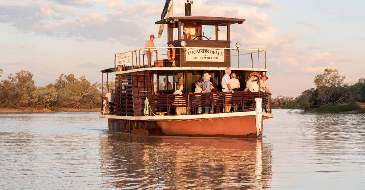 Longreach: Sunset Paddlewheeler Cruise, Show and Dinner | GetYourGuide