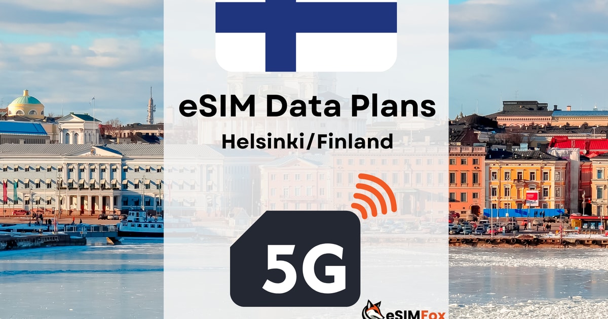 Helsinki : eSIM Internet Plan de datos Finlandia alta velocidad 4G/5G | GetYourGuide