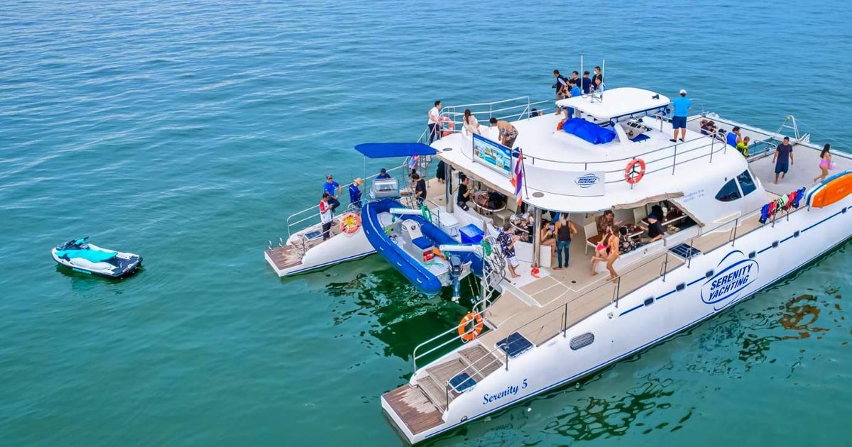 Pattaya: 3 Islands Catamaran Tour with Buffet Lunch | GetYourGuide