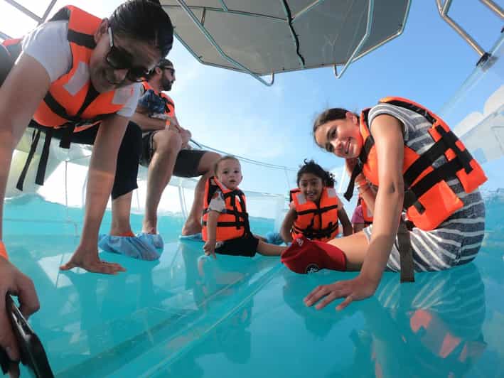 Cancun'da Clear Boat, manzaranın tadını çıkarmak için 1 saatlik tur ...
