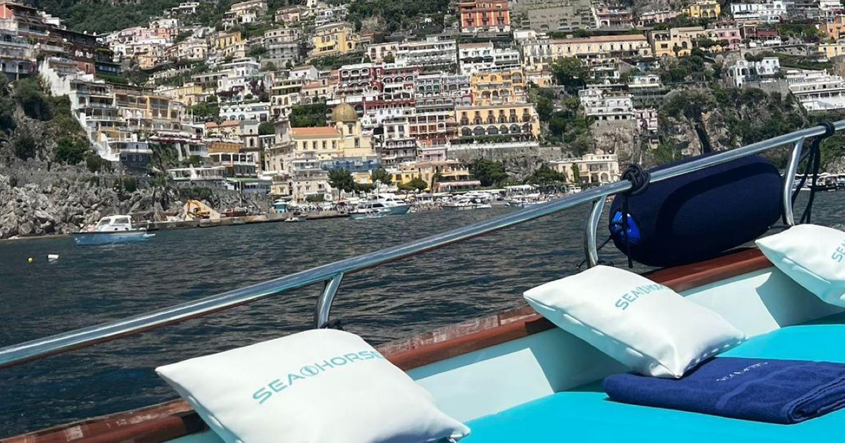 POSITANO Coast: Boat Adventure – Caves, Beaches, Amalfi | GetYourGuide
