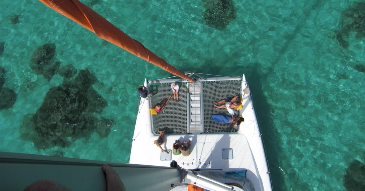 Catamaran cruise to Ile aux Cerfs from Pointe Jerome | GetYourGuide