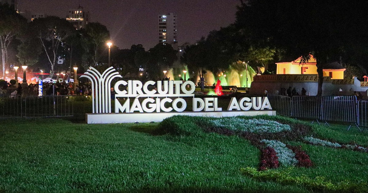 Lima: Magic Water Circuit & Laser Light Show | GetYourGuide