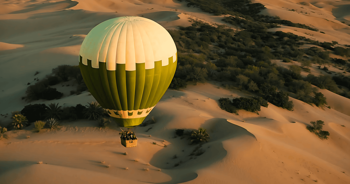 Dubai Hot Air Balloon Ride with 4X4 Transfers | GetYourGuide