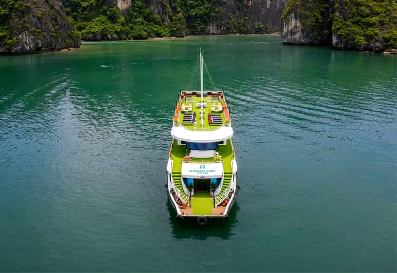Halong Heritage luxury 5* Cruise by Limousine & Jacuzzi | GetYourGuide