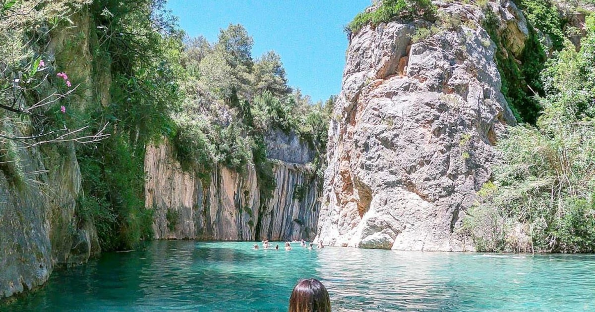 Depuis Valence : sources thermales de Montanejos et cascade de la Chica ...