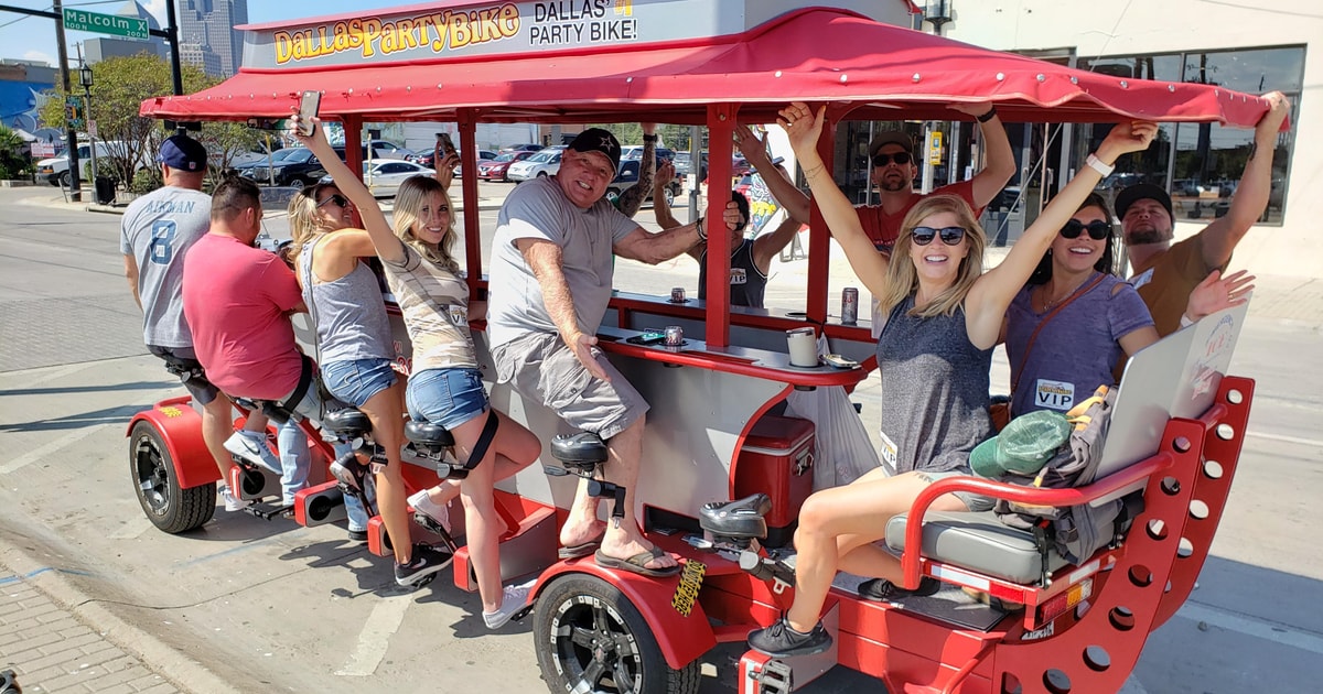 Dallas Party Bike Pub Crawl in Deep Ellum | GetYourGuide