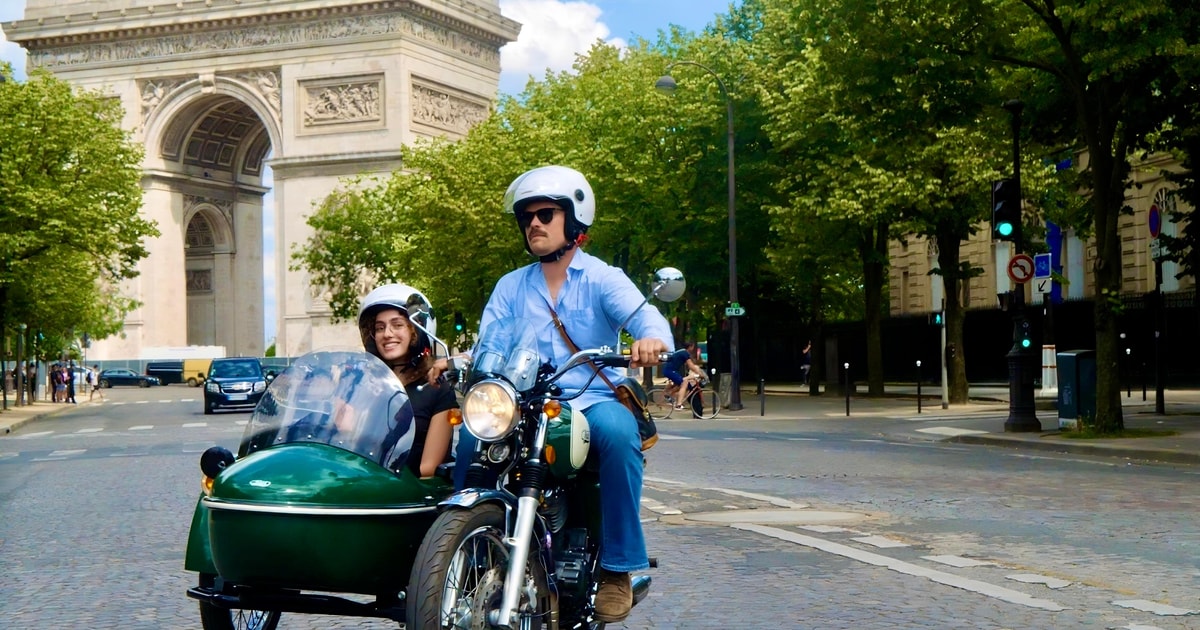 Paris: Guided Side Car Tour with Bottle of Champagne | GetYourGuide