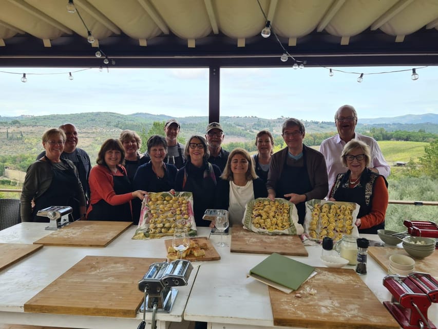 Cooking class on terrace at Fattoria del Chianti with lunch | GetYourGuide