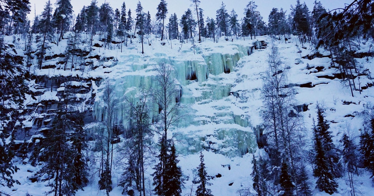 From Rovaniemi: Korouoma Canyon and Frozen Waterfalls Tour | GetYourGuide