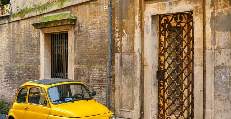 Roma: tour guiado por la ciudad en un Fiat 500 antiguo | GetYourGuide
