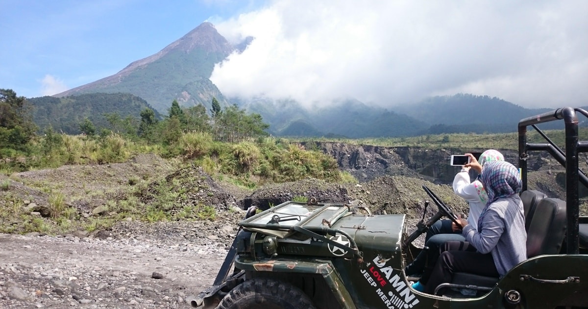 Yogyakarta: Merapi Jeep Sunrise Tour and Pindul Cave Tubing | GetYourGuide