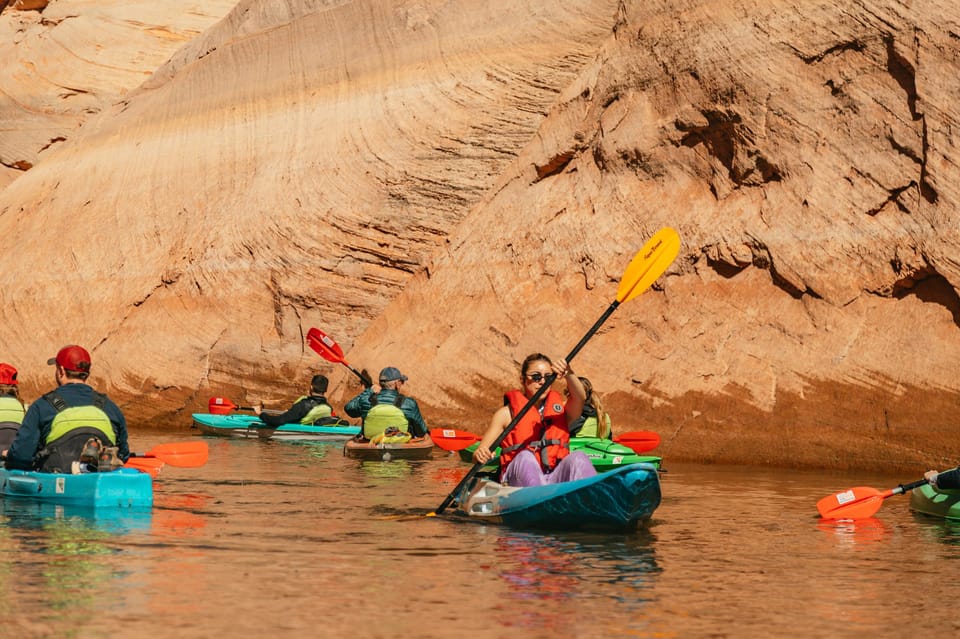 Page/Lake Powell: Guided Kayak & Water Antelope Canyon Tour | GetYourGuide