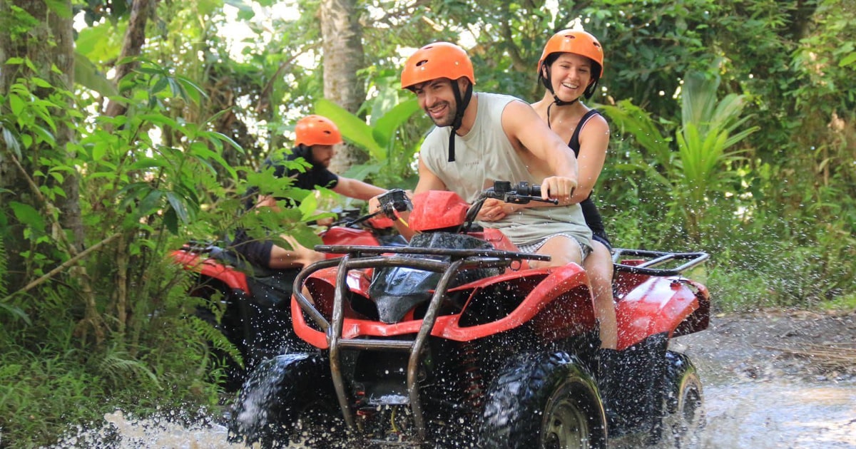 Ubud: Quad-Tour mit Kala Rau Face Cave & River Tubing | GetYourGuide