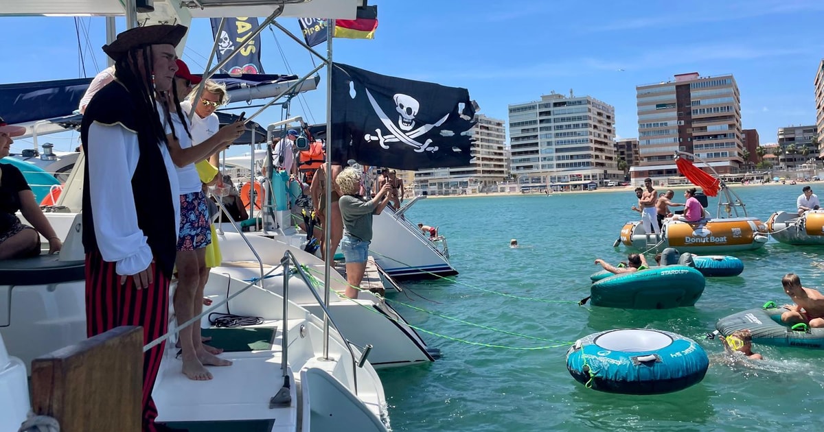 Torrevieja: Pirate party with the Apaleo catamaran | GetYourGuide