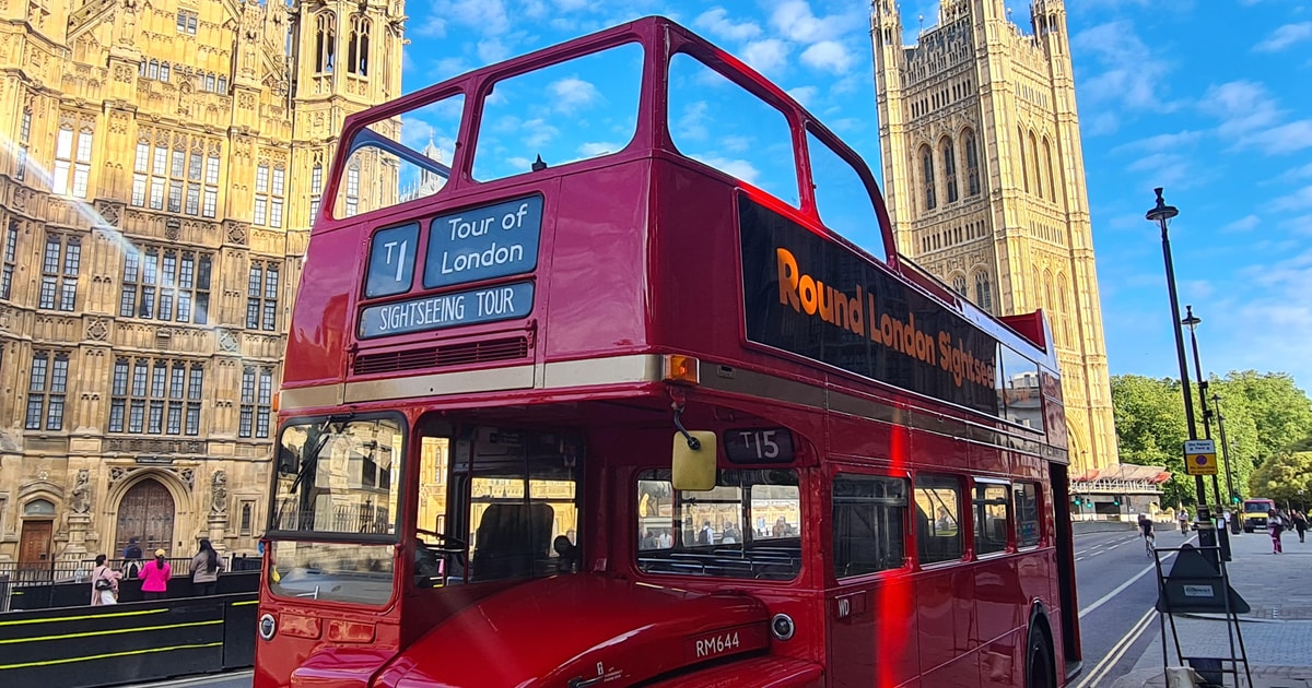 London: Guided Sightseeing Tour on a Vintage Open-Top Bus | GetYourGuide