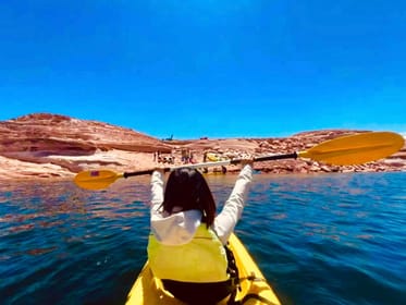 Page/Lake Powell: Guided Kayak & Water Antelope Canyon Tour | GetYourGuide