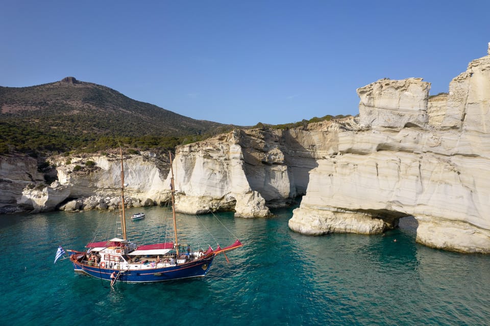 Milos: Full Day Cruise Via Traditional Boat | GetYourGuide