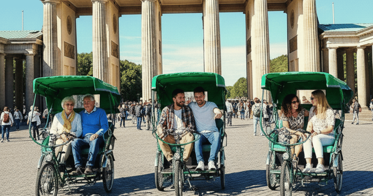 Prywatna riksza: sekrety Berlina – wycieczka na zamówienie dla maks. 6 ...