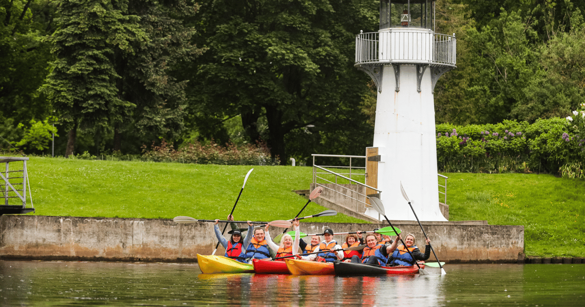 Riga: Kayak rental in the city center | GetYourGuide