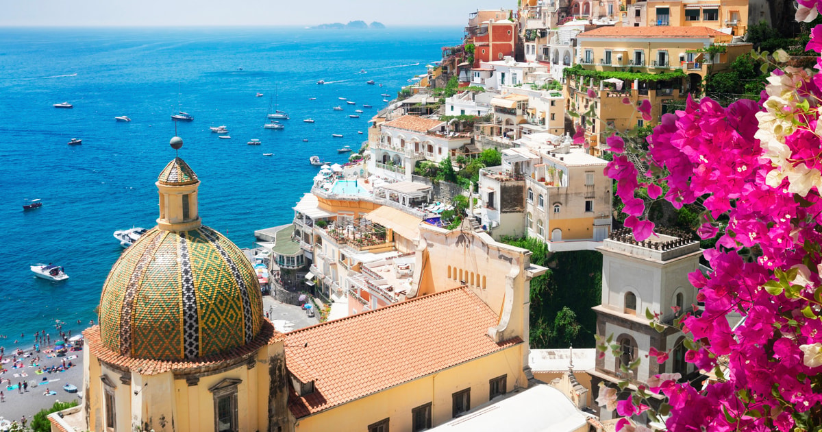 Von Rom aus: Pompei, Amalfiküste & Positano Semi-Private Tour ...