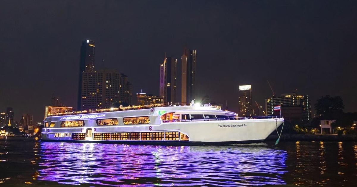 Bangkok: White Orchid Chao Phraya Cruise, Thai Buffet & Beer | GetYourGuide