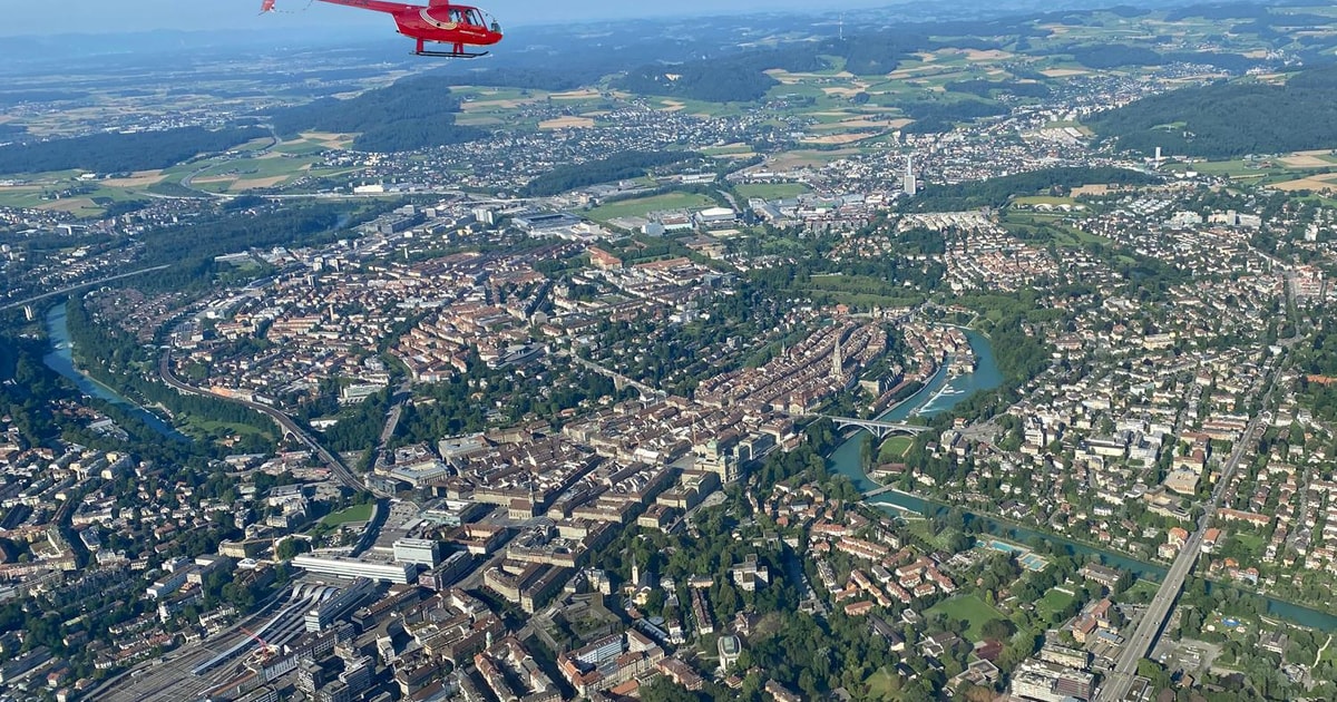 Bern: Private 18-Minute Helicopter Flight for up to 3 People | GetYourGuide