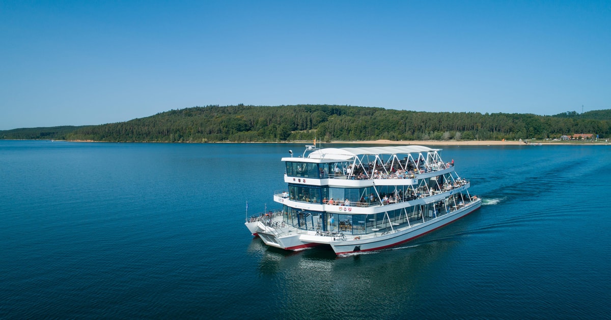Lake Brombach: Mini cruise with breakfast on the sun deck | GetYourGuide