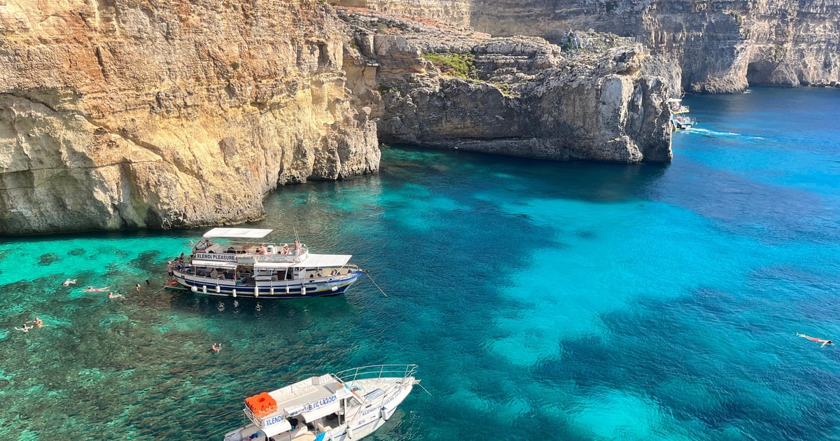 Malta: Around Comino, Blue Lagoon, Crystal Lagoon & Caves | GetYourGuide