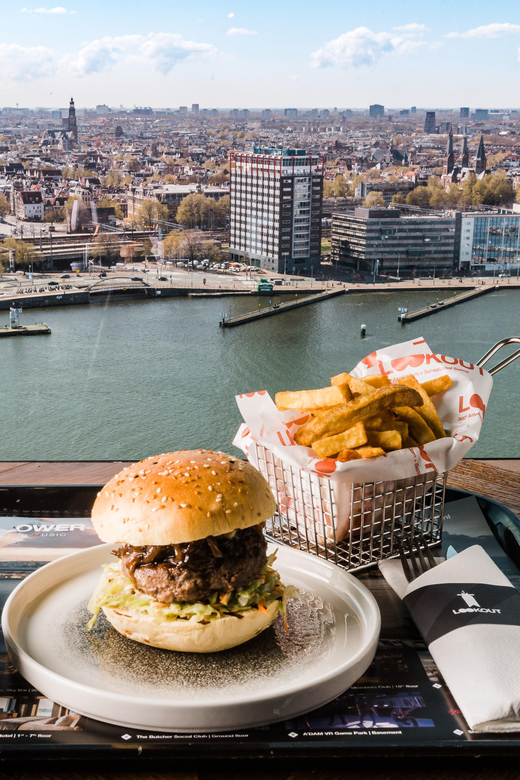 Amsterdam: LOOKOUT Entry Ticket with Burger | GetYourGuide