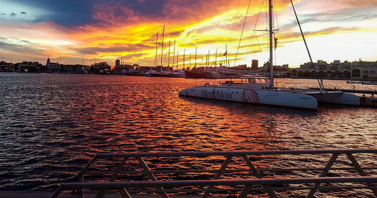 Valencia: Sailing Catamaran Cruise with Sunset Option and DJ | GetYourGuide