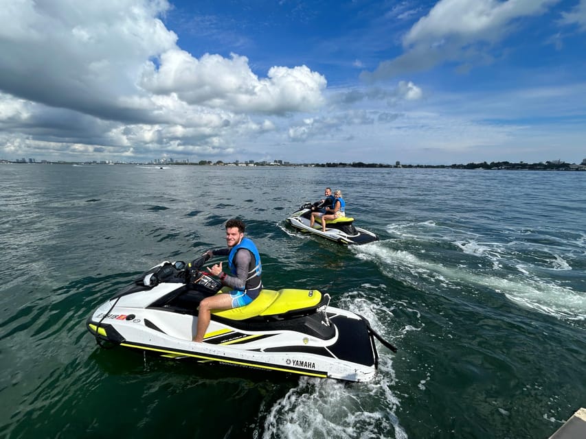 Miami Beach: Jet Ski Rental with Included Boat Ride | GetYourGuide