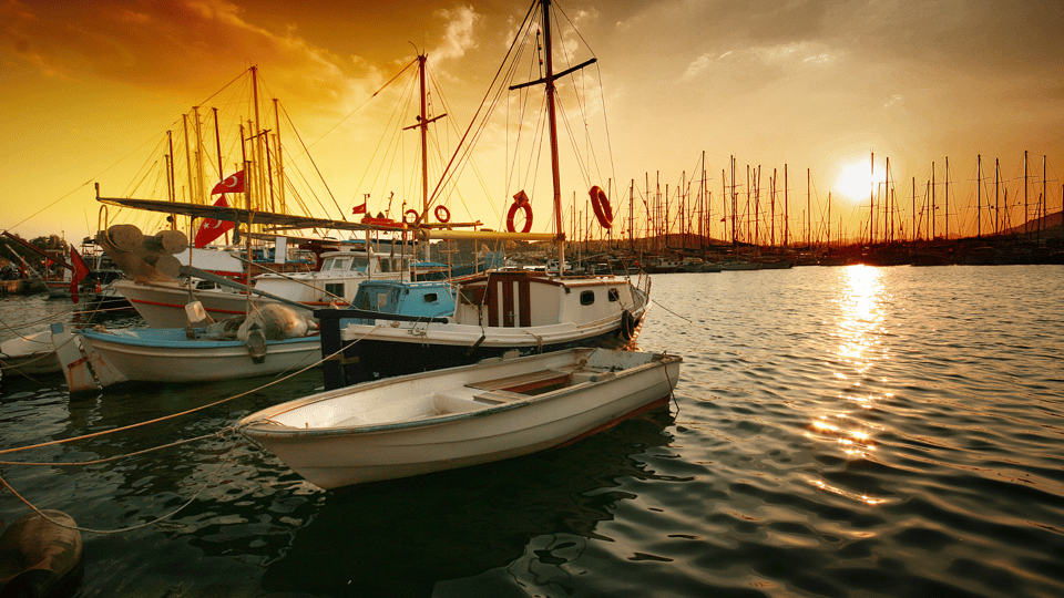 Bodrum: Private Sunset Boat Tour with Dinner | GetYourGuide