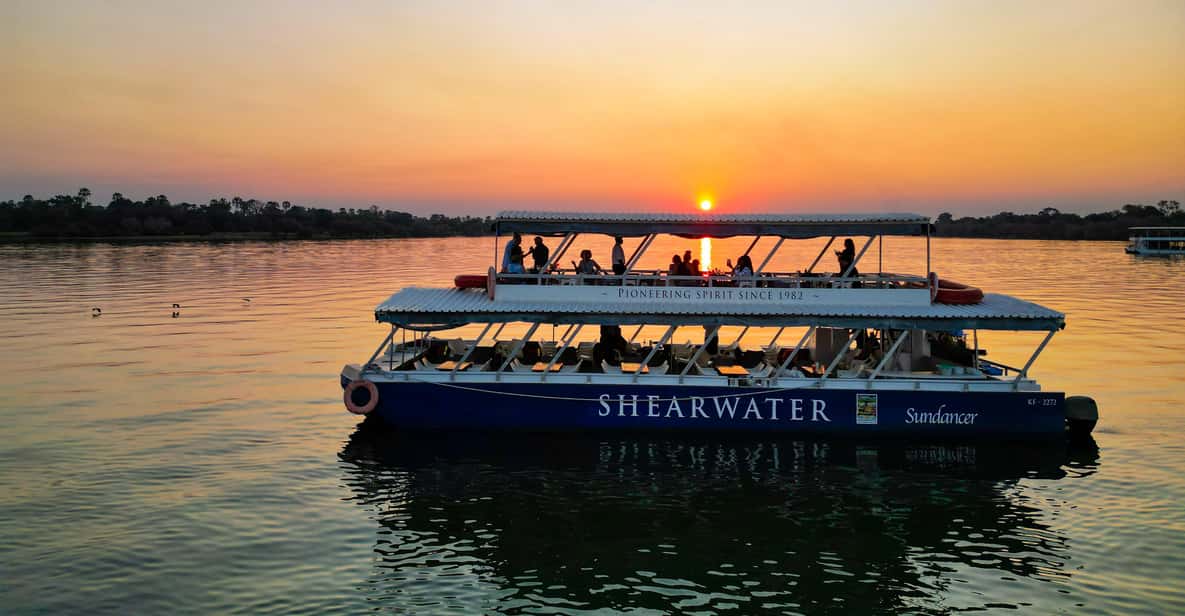 Victoria Falls: Völgyi vízesés: Naplemente hajókirándulás 2 Shearwater ...