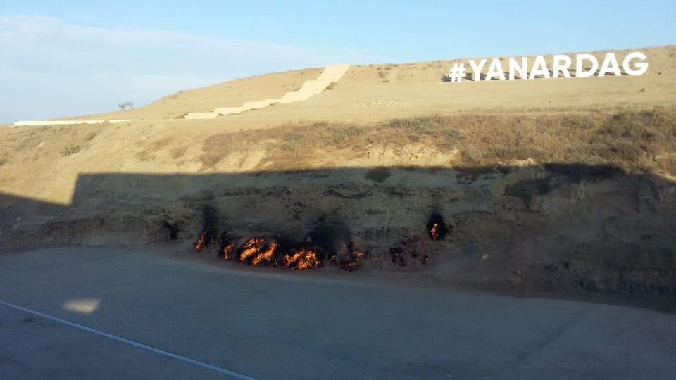 Half Day Ateshgah-Fire Temple & Yanardag-Fire Mountain tour | GetYourGuide