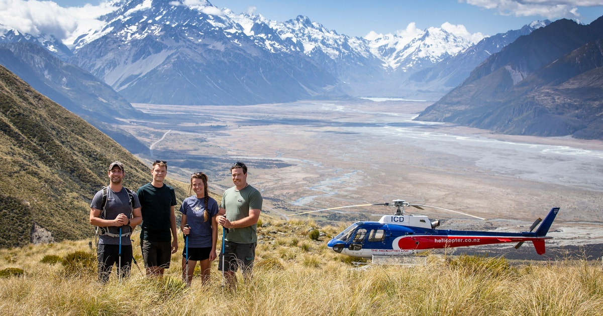 Mount Cook: Glentanner High Country Heli Hike | GetYourGuide