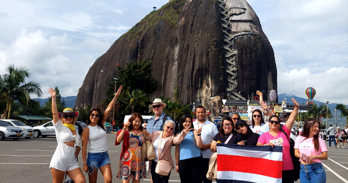 Medellin: Peñol Rock and Guatape Group Tour | GetYourGuide