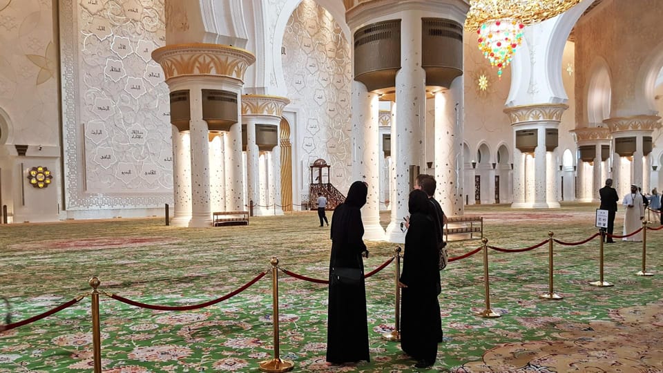 From Dubai: Abu Dhabi Guided Tour with Sheikh Zayed Mosque | GetYourGuide