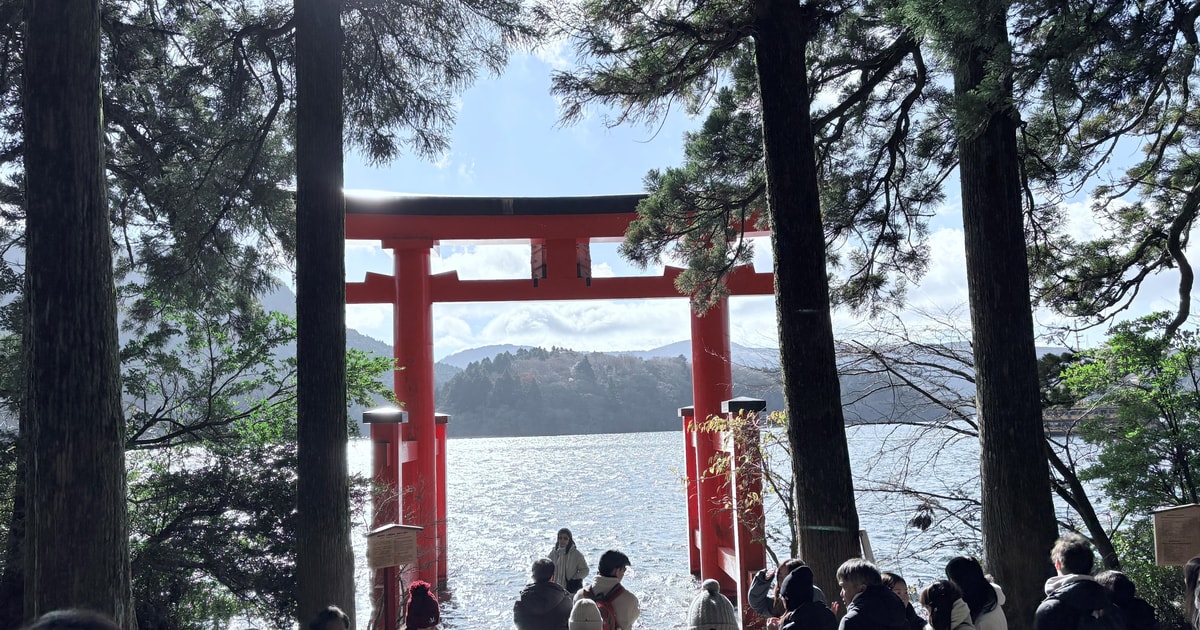 Tokyo: Hakones bästa varm källa-tur med kryssning på Lake Ashi ...